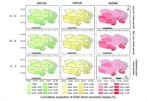 Spatial Distribution Of The Cumulative Loss Ratio Of Extreme Download Scientific Diagram