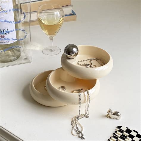 스튜디홈 스튜디홈 3단 악세사리 보관함 케이스 트레이 반지 귀걸이 목걸이 오거나이저 인테리어 소품 위시버킷