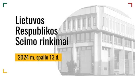 Rinkimuose Seimo Nario Vietos Sieks 10 Kandidatų Krašto žinios