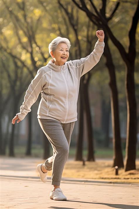 老年人锻炼健身人物摄影图 花瓣网