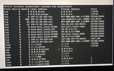 Solved Answer The Following Questions Based On The Netstat