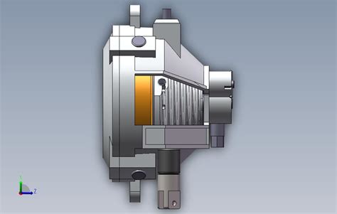 弹簧平衡器 Solidworks 2011 模型图纸免费下载 懒石网