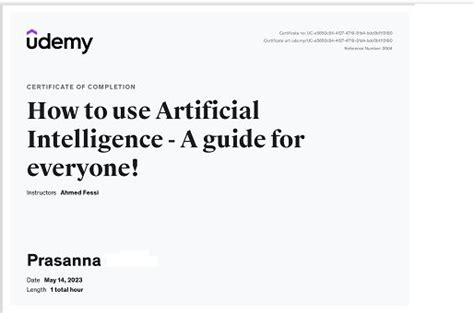 Prasanna Kumarr On Linkedin Completed Basics In Ai