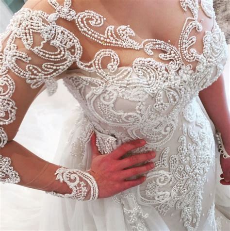 47 Sensational Pearl Wedding Dresses For Your Special Day Pearlsonly Pearlsonly Save Up
