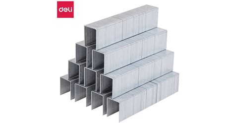 სტეპლერის ტყვია 23 23 210ფურცლის ასაკინძად Deli 1000 ცალი · საკანცელარიო