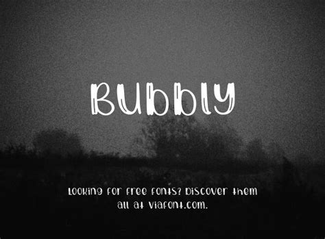 Bubbly Font Viafont