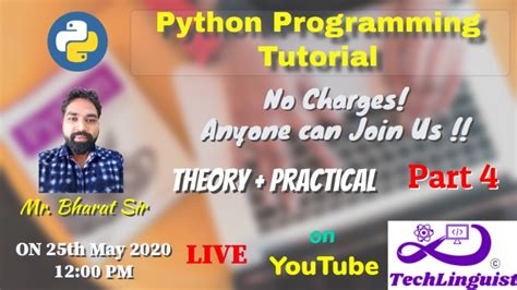 python tutorial from basic part 4 youtube