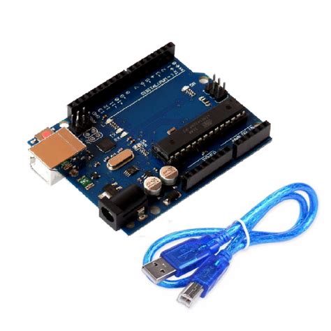Arduino UNO R3 CH340G ATMega328P Compatible With Arduino Cable Atom Lab