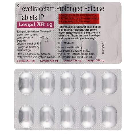 Levipil Xr 1g Tablet View Usage Side Effects Price And Subtitute