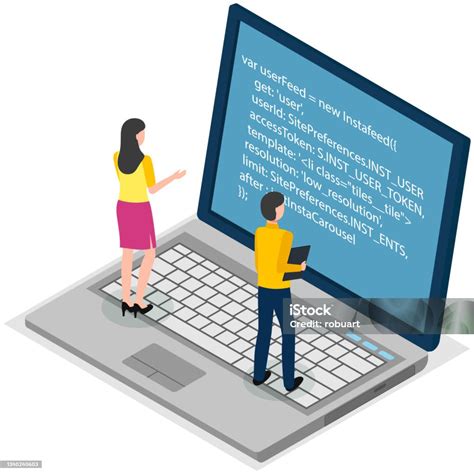 Orangorang Melihat Layar Laptop Dengan Kode Program Programmer Coding