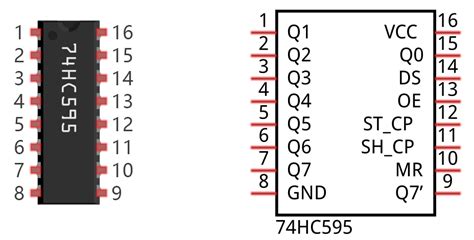 Lesson 18 Driving Leds By 74hc595 — Sunfounder Electronic Kit Documentation