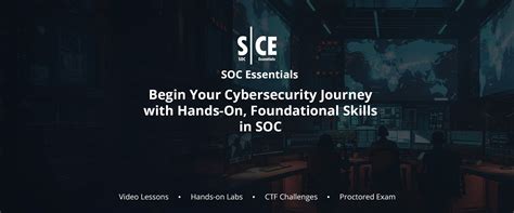 Security Operations Center Soc Essentials Course Sce Ec Council