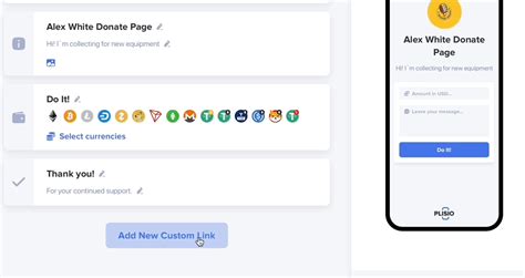 Donation Page Settings