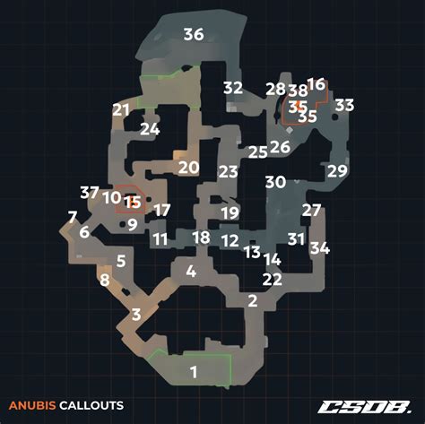 Anubis Cs2 Callouts Numbered Map 2025 Csdb