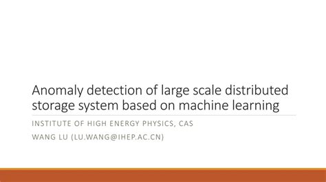 Ppt Anomaly Detection In Large Scale Storage Systems Powerpoint Presentation Id8955278
