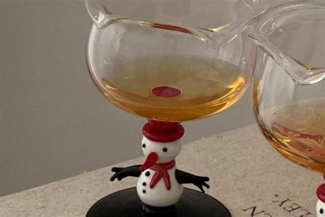 와인·양주·칵테일잔 눈사람 와인잔 레드 화이트 미니 고블렛 샴페인 잔 글라스 신혼 선물 세트 크리스마스 홈파티 오늘의집 쇼핑