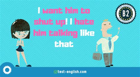 Verb Object Infinitive Gerund Verb Patterns Test English