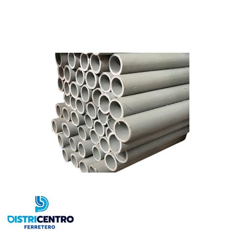 Tubo Sch40 1 2 Gris Jr X 3 Mts Districentro Ferretero