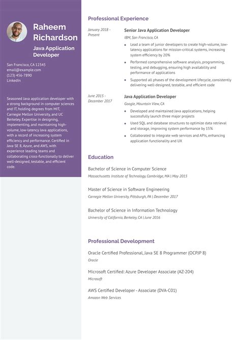 10 Java Developer Resume Examples And Templates For 2025