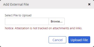 Attaching An External File