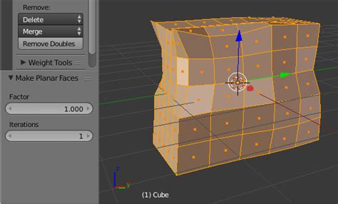 Faces How To Make All Quads Or Ngons On Your Mesh Planar D Blender Stack Exchange