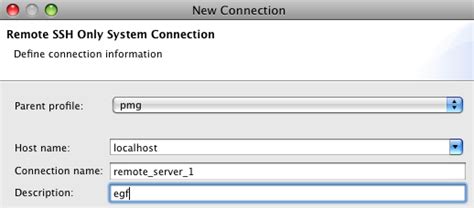 can eclipse rse connect to a local port ssh tunneled stack overflow