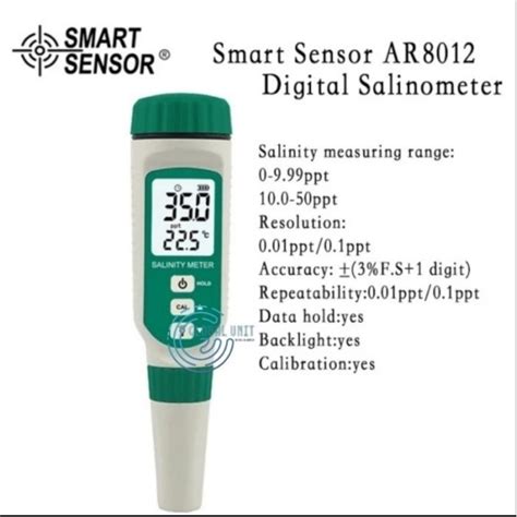 Jual Smart Sensor Ar8012 Digital Salinity Meter Water Quality Salinometer Shopee Indonesia