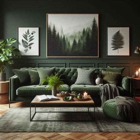 Forest Green Room Design