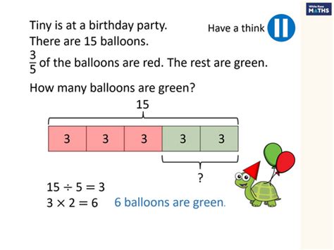 White Rose Maths Year 3 Fractions B Reasoning With Fractions Of A Set Amount Complete Lesson