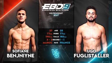 Ebd 9 Sofiane Benjniyne Vs Ugo Fuglistaller Amateur Welterweight Bout Youtube