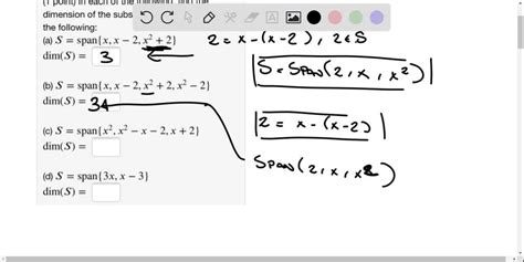 Solved Determcne Whetherthe Dl Bowtna Sexs Form Subspace If S S C