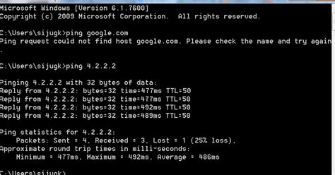 Ping Request Could Not Find Host Please Check The Name And Try Again