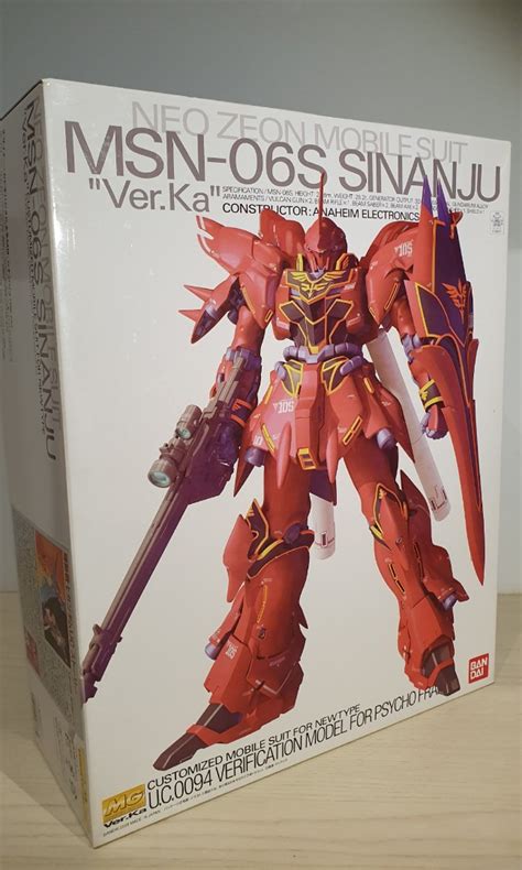 Mg Sinanju Ver Ka Gundam Hobbies And Toys Toys And Games On Carousell
