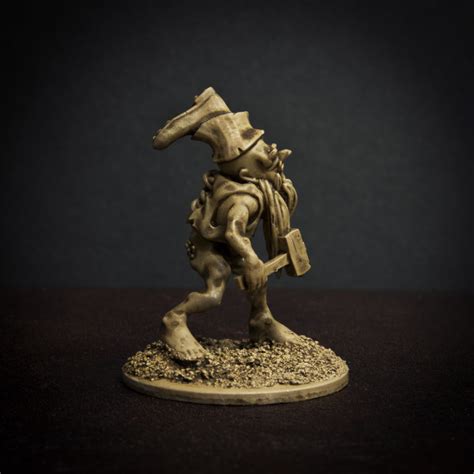 3d Printable House Pixie Boot Head By Knucklebones Miniatures