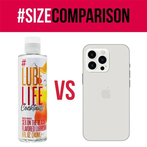 Lube Life Water Based Sex On The Beach Flavored Lubricant 8 Fl Oz ⋆