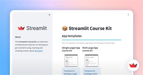Streamlit Course Kit