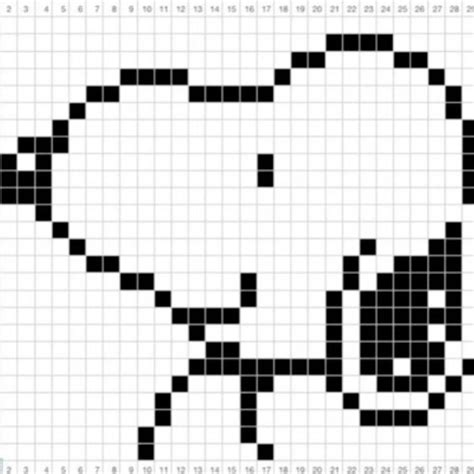 Snoopy Heart Pixel Art Artofit