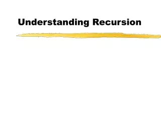 Ppt Understanding The Concept Of Recursion In C A Comprehensive