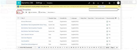 How To Create An Email Template In Microsoft Dynamics 365