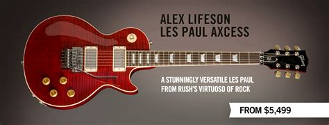Gibson Guitar Gibson Custom Alex Lifeson Les Paul Axcess