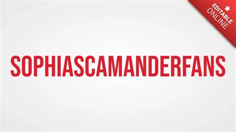 Sophiascamanderfans Netflix Text Effect Generator