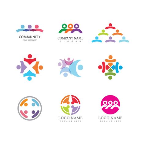 Community Network And Social Logo People Design 45094698 Vector Art At Vecteezy