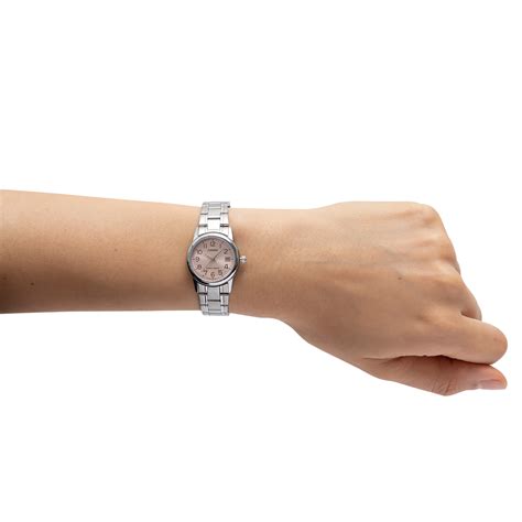 Reloj Casio Ltp V002d 4budf Acero Mujer Plateado Btime