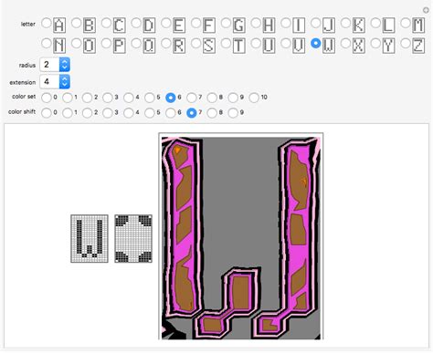 Design Of Alphabets With Fourier Transforms Wolfram Demonstrations