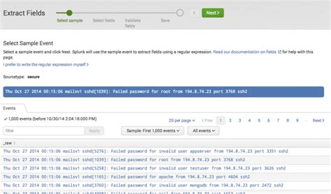How To Use Splunk Rex And Erex Commands And Field Extractions Kinney Group