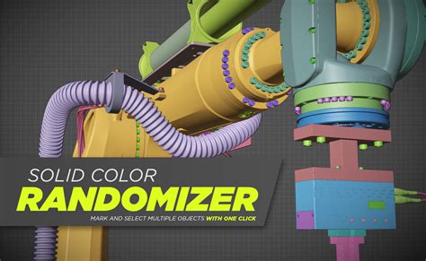 solid color randomizer addon for blender blender market