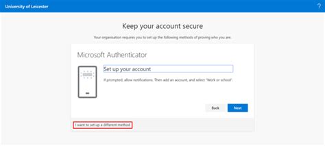 Set Up Mfa Phone Call Verification University Of Leicester