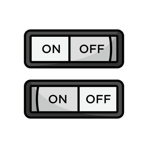 Switch Button Icon Vector Design Template In White Background 40161959