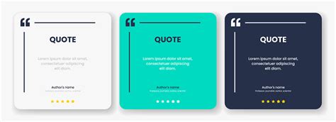 3d 버블 평가 배너 인용문 인포그래픽 따옴표를위한 소셜 미디어 게시물 템플릿 디자인 빈 말풍선 따옴표 거품 및 텍스트 상자 벡터 일러스트 레이 션 Eps10 0명에 대한