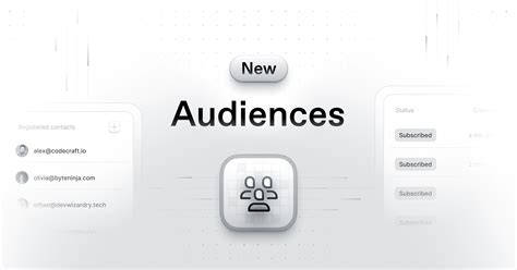 manage subscribers with resend audiences · resend